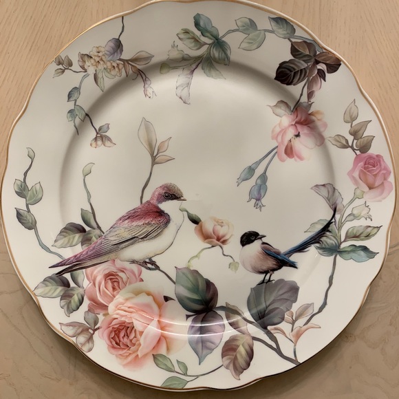 Grace Teaware | Dining | Grace Teaware Spring Garden Birds Dinner ...